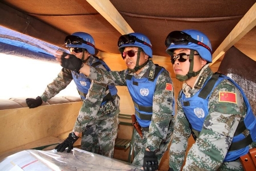 Chinese peacekeeping force conducts 1st live fire exercise - Global Times