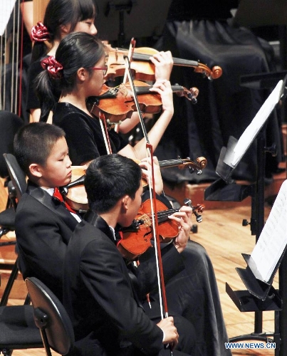 Symphony orchestra of Beijing No. 101 Middle School performs at Sydney ...