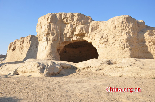 Scenery of ancient city of Jiaohe in Xinjiang - Global Times
