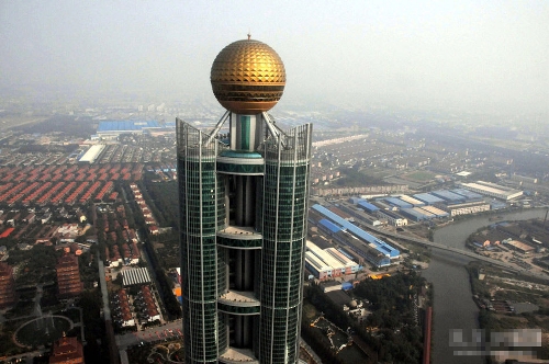 All kinds of gold finish buildings seen in China - Global Times
