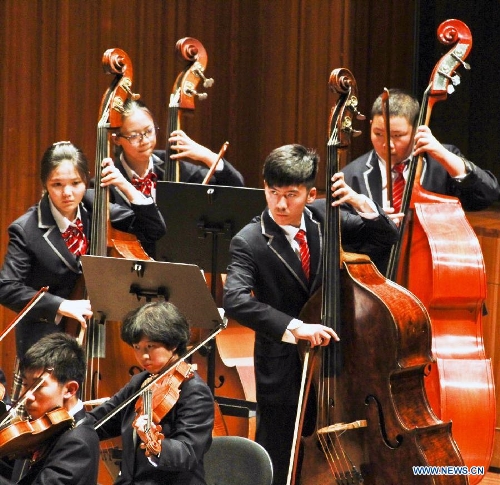 Symphony orchestra of Beijing No. 101 Middle School performs at Sydney ...