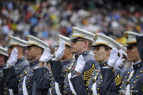 Cadets celebrate graduation at West Point - Global Times
