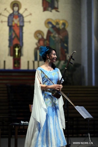 Chinese musician performs at concert in Germany - Global Times