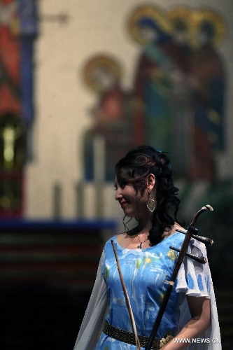 Chinese musician performs at concert in Germany - Global Times