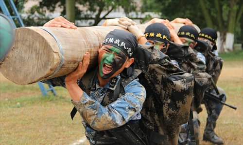 PLA marines in training - Global Times