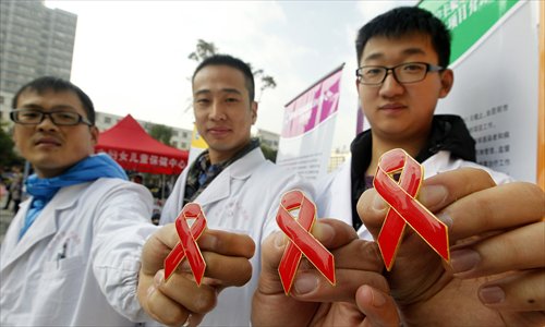 Half a million living with HIV/AIDS in China - Global Times