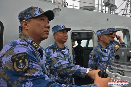 Chinese naval escort fleet conducts replenishment in Indian Ocean ...