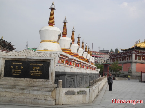 A snapshot of Ta'er Temple - Global Times