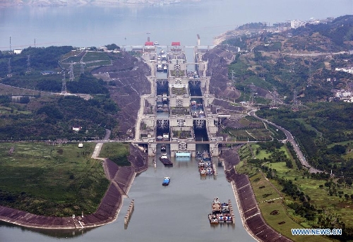 Navigation lock of Three Gorges tops 34.28 mln tons from January to ...
