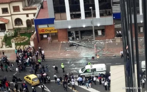 2 explosions in Colombia's capital leave 5 injured - Global Times