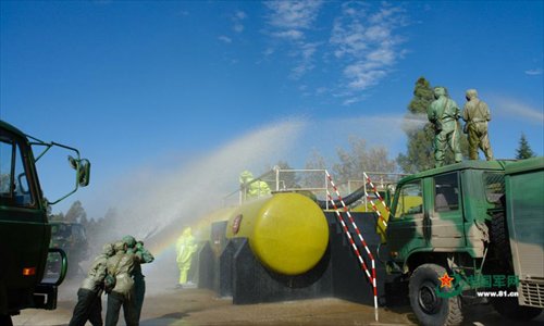 PLA's only woman CBRN emergence rescue team - Global Times