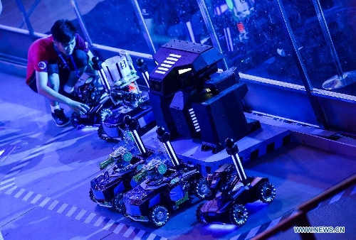 "RoboMasters" 2015 Robocon held in Shenzhen - Global Times
