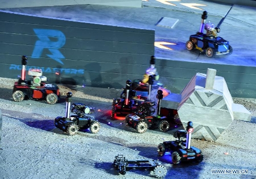 "RoboMasters" 2015 Robocon held in Shenzhen - Global Times