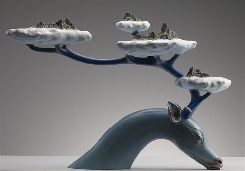 Artist Wang Ruilin previews upcoming solo-exhibition with peaceful ...