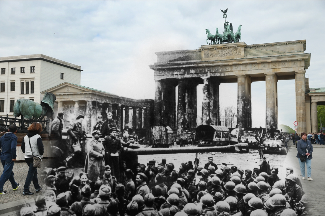 WWII Photos Blended Seamlessly Into Modern day Berlin Global Times