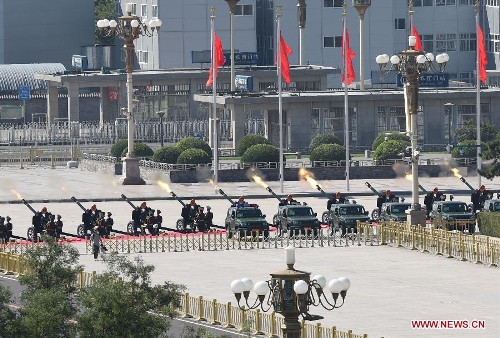 In pics: armaments displyed in massive military parade - Global Times
