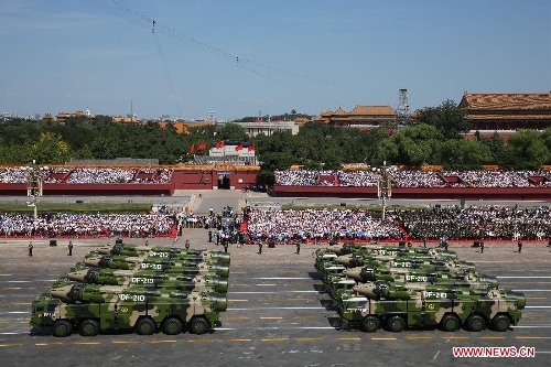 In pics: armaments displyed in massive military parade - Global Times