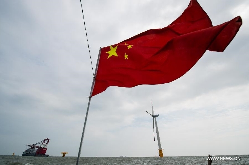 Rudong offshore windpower project seen in E.China - Global Times