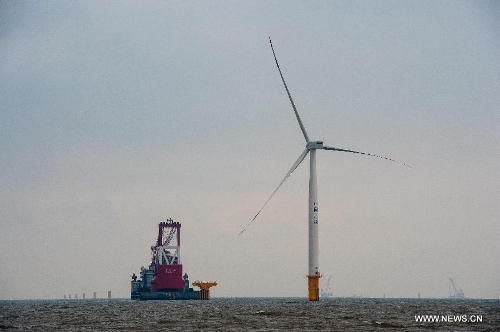 Rudong offshore windpower project seen in E.China - Global Times