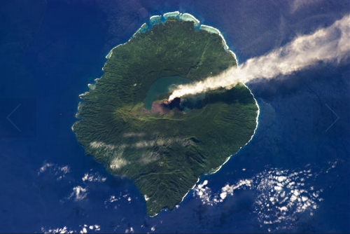 NASA: spectacular volcano eruptions seen from space - Global Times
