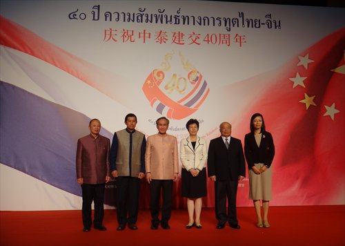 Thailand, China celebrate 40th year of diplomatic relations - Global Times