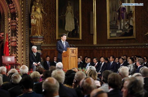 Chinese president lauds 'community of shared interests' with Britain ...