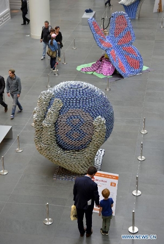 22nd 'Canstruction' exhibition kicks off in NY - Global Times