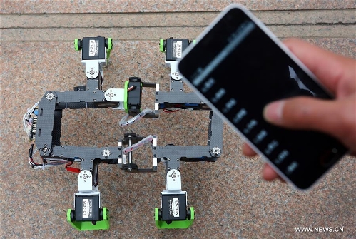 Walking robot developed in China's Tianjin University - Global Times