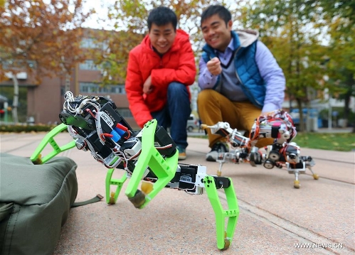 Walking robot developed in China's Tianjin University - Global Times
