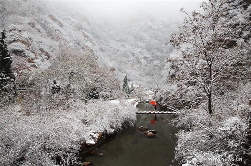Enjoy snow scenery in Tianjin - Global Times