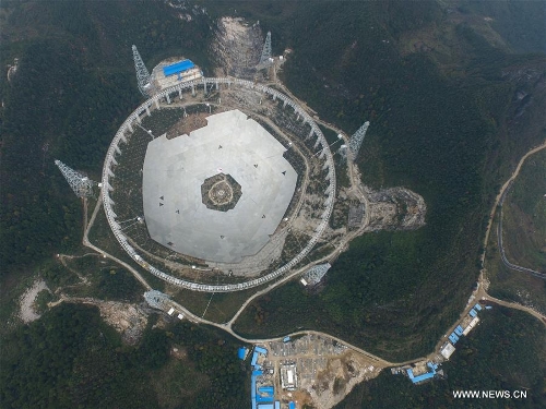 Total of 2,059 reflector panels of 'FAST' installed - Global Times