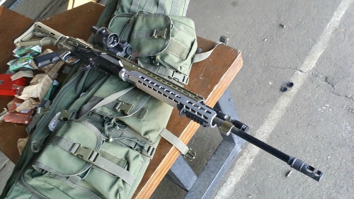 US military enthusiasts show modified SVD rifle - Global Times