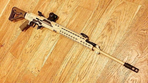 US military enthusiasts show modified SVD rifle - Global Times