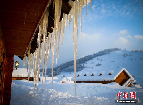 Beautiful snow season in China's Xinjiang - Global Times