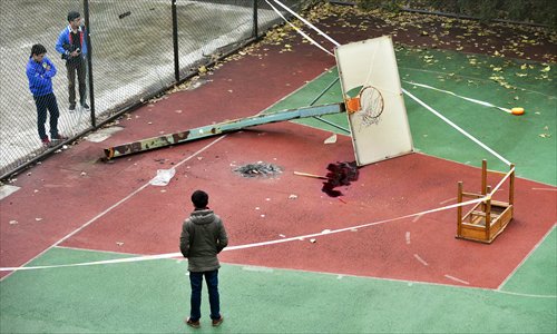 Teen killed in basketball pole collapse - Global Times