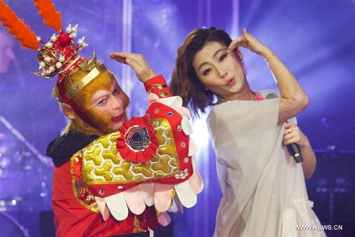 Monkey King's actor performs during 2016 Chinese New York Concert ...
