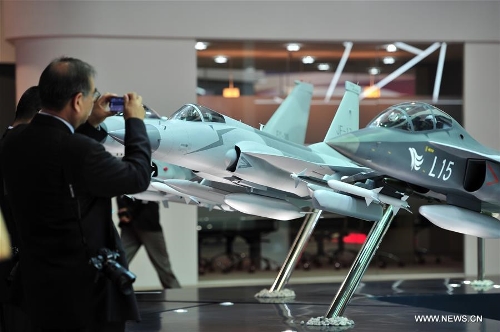 Joint booth of AVIC Int'l and CATIC seen at Singapore Airshow - Global ...