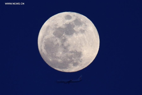 Full moon of Lantern Festival rises in sky - Global Times