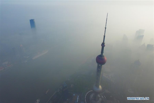 Shanghai shrouded by heavy fog - Global Times
