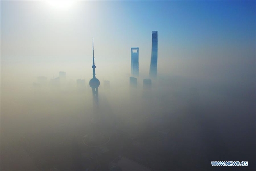 Shanghai shrouded by heavy fog - Global Times
