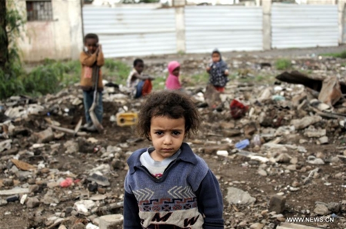 In pics: daily life of poor people living in slums in Yemen - Global Times