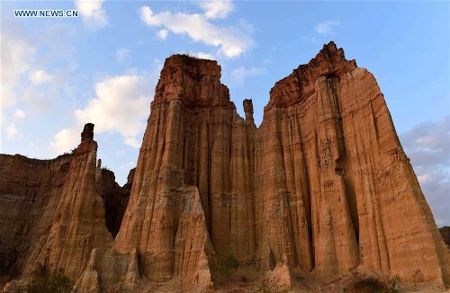 Incredible scenery of earth forest in China's Yunnan - Global Times