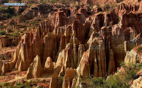 Incredible scenery of earth forest in China's Yunnan - Global Times
