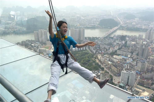 Yunding plank road attracts crowds in S China - Global Times