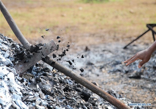 Kenya to display ashes of burnt ivory to public - Global Times
