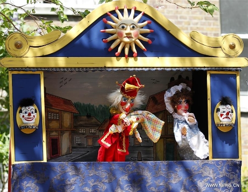 Punch and Judy Show held in London - Global Times