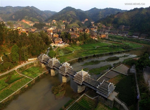 Scenery of Sanjiang Dong Autonomous County in south China - Global Times