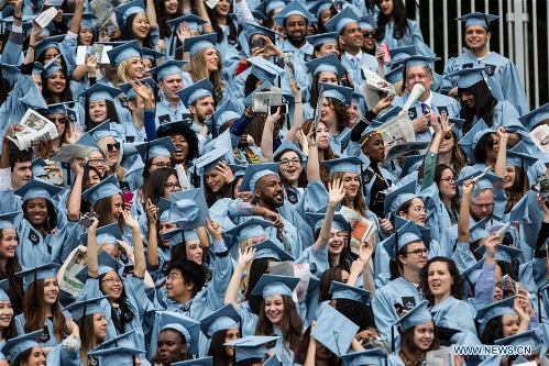 Commencement ceremony of Columbia University held in New York - Global ...