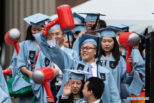 Commencement ceremony of Columbia University held in New York - Global ...