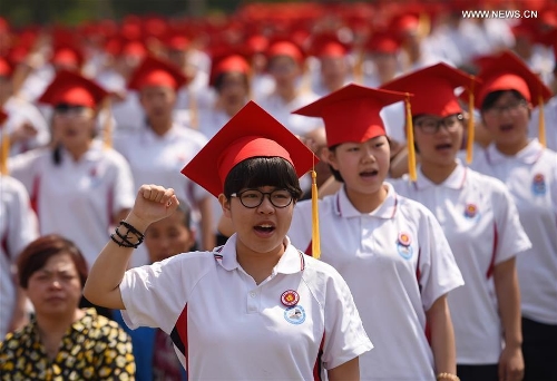 Students attend coming-of-age ceremony in N China - Global Times
